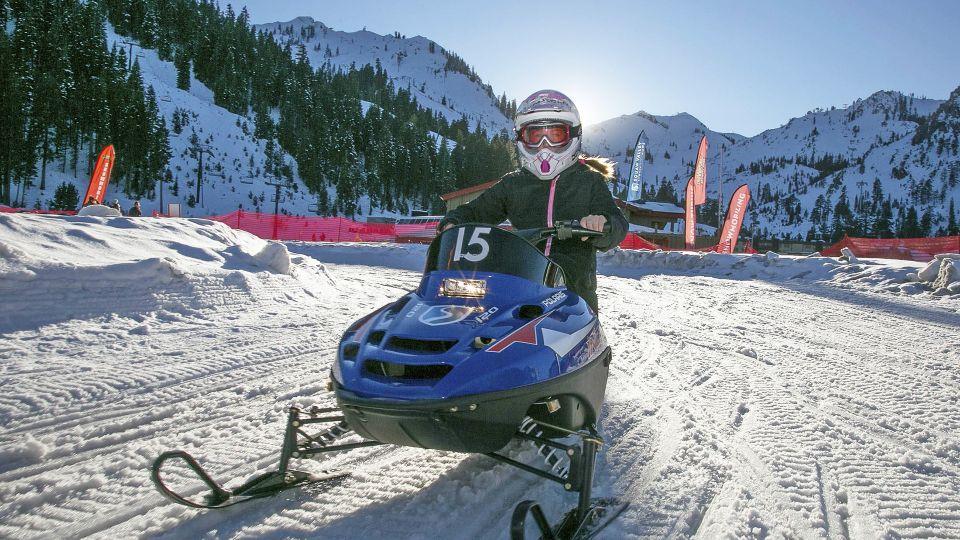 Mini Snowmobile at Squaw Valley | Tahoe Rental Company